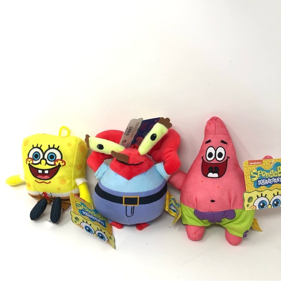 Good Stuff | Toys | Set Of 3 Spongebob Squarepants Spongebob Patrick ...